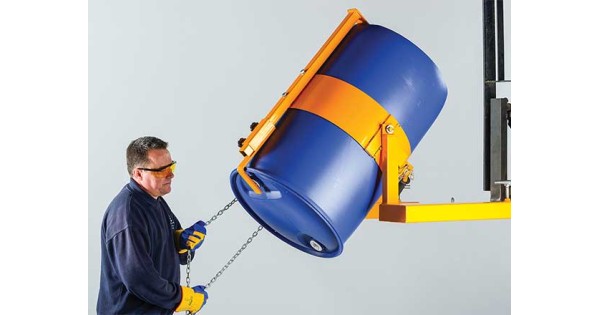 Forklift Poly Drum Lifter / Rotator