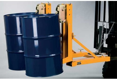 Double Drum Forklift Grab with Gator Grip