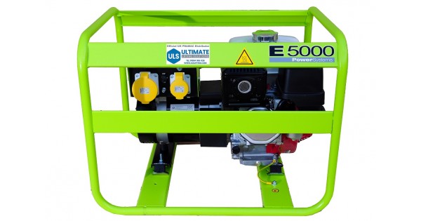 Pramac E5000 Petrol Generator - Dual Voltage