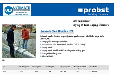 Probst Concrete Step Grab TSV