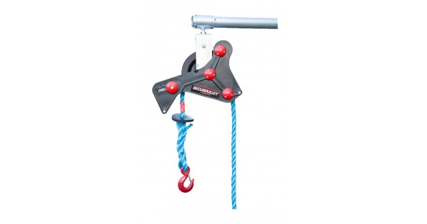 Secure pulley Rope - 30m long with hook end