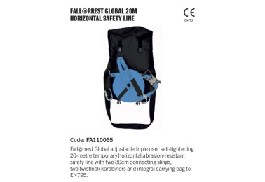 FALL@RREST 20m Horizontal Safety Line (EN795)