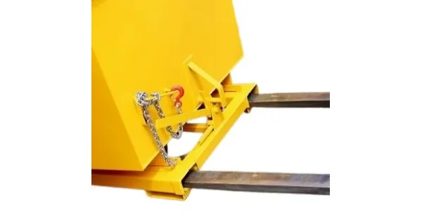 Forklift Tipping Skip With Mesh Sided Extension – Heavy-Duty Packaging Skip