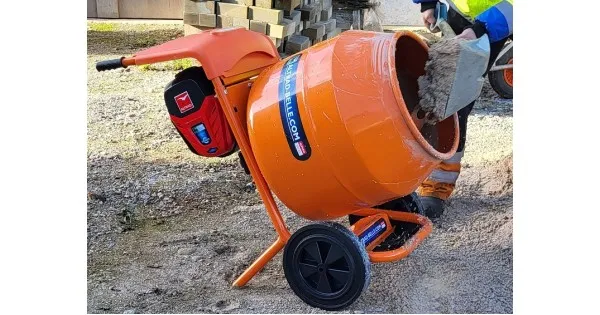 Belle Minimix 150E+ Emission-Free, Battery-Powered Cement Mixer
