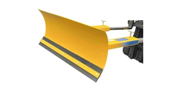 Forklift Snow Plough - Rubber Blade