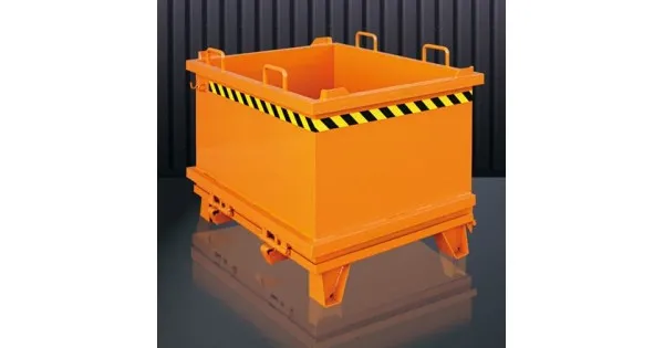 Eichinger Drop-Bottom Skip – Forklift & Crane Waste Skip with Fast Emptying