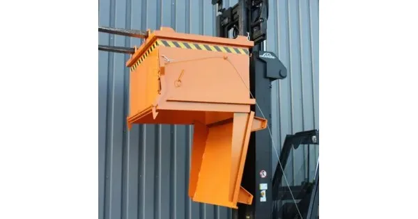 Eichinger Drop-Bottom Skip – Forklift & Crane Waste Skip with Fast Emptying