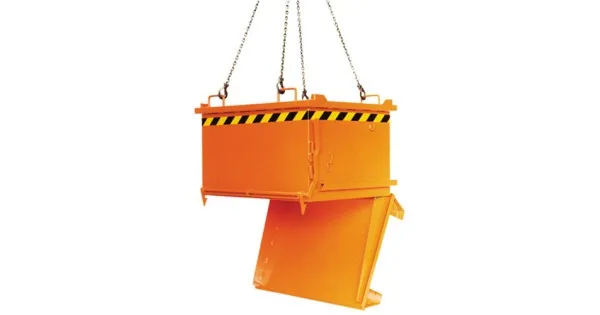 Eichinger Drop-Bottom Skip – Forklift & Crane Waste Skip with Fast Emptying