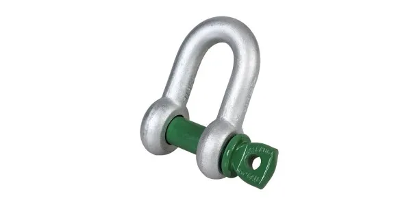 Green Pin Alloy Dee Shackle Screw Pin
