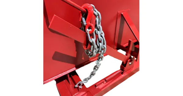 Safety Restraining Chain for Tipping Skips – 1.2m Chain with Hook & Dee ...