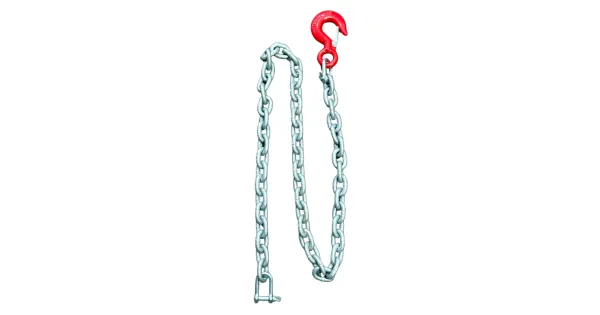 Safety Restraining Chain for Tipping Skips – 1.2m Chain with Hook & Dee ...